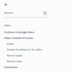 How to add outlines to Google Docs - Kanbanchi