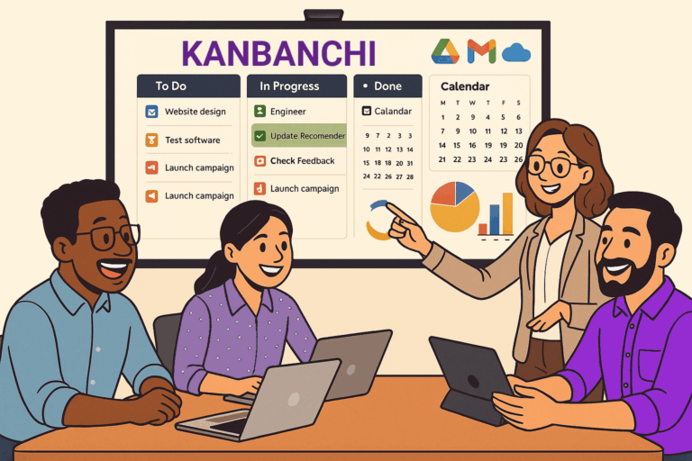 Collaborative Workspace Setup: Kanbanchi for Google & Microsoft